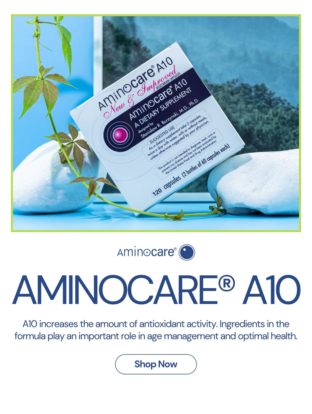 Amino Acids for Longevity | AMINOCARE® A10 – Aminocare® Products