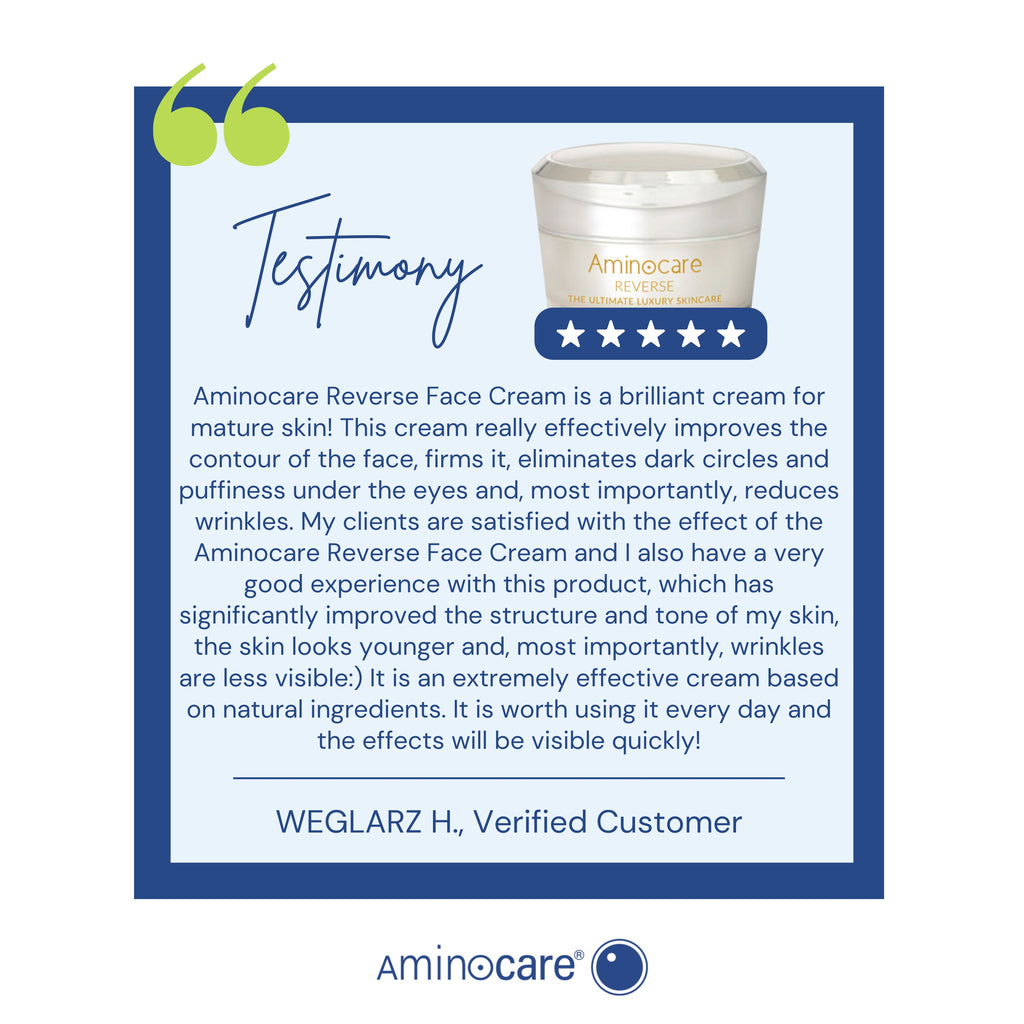 REVERSE FACE CREAM TESTIMONIAL – Aminocare® Products
