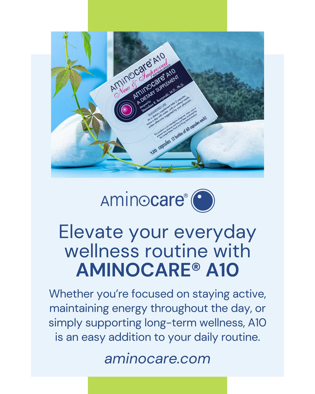 Metabolism and Antioxidant Support with A10 – Aminocare® Products