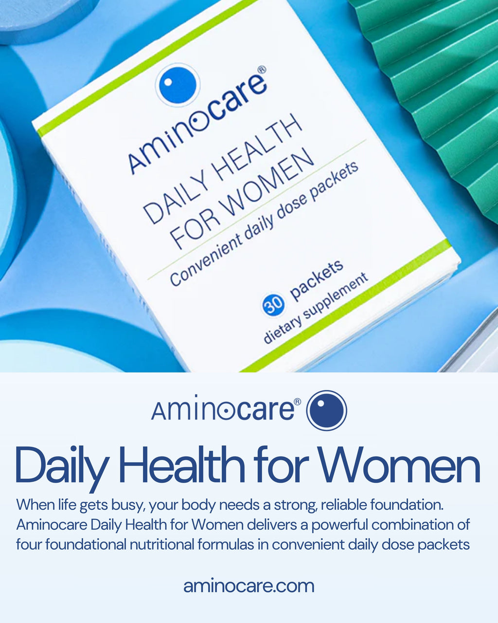 Aminocare® Health for Women | Vitamins, Omega & CoQ10 Support ...