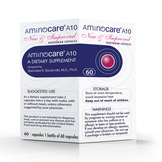 AMINOCARE® A10 NEW AND IMPROVED 60 CAPSULES – Aminocare® Products